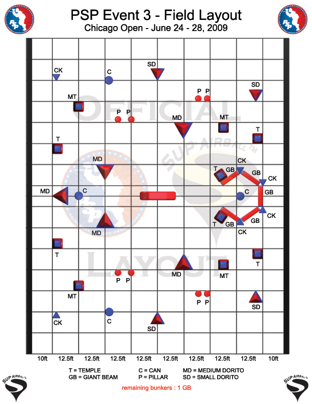Speedball Paintball Field Layout